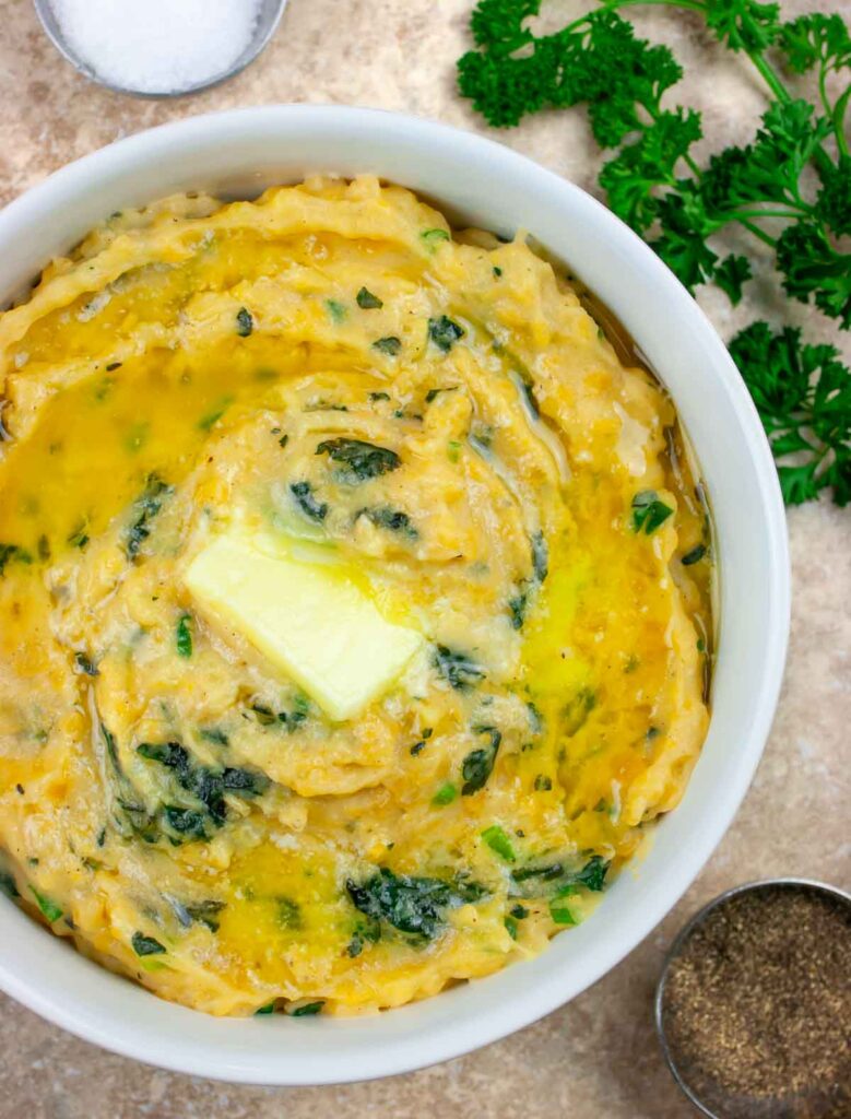 Keto Colcannon with Kale and Rutabaga