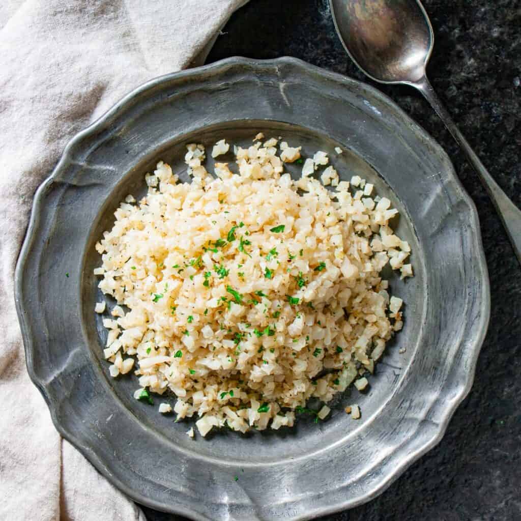 How to make Homemade Cauliflower Rice (4 ways)