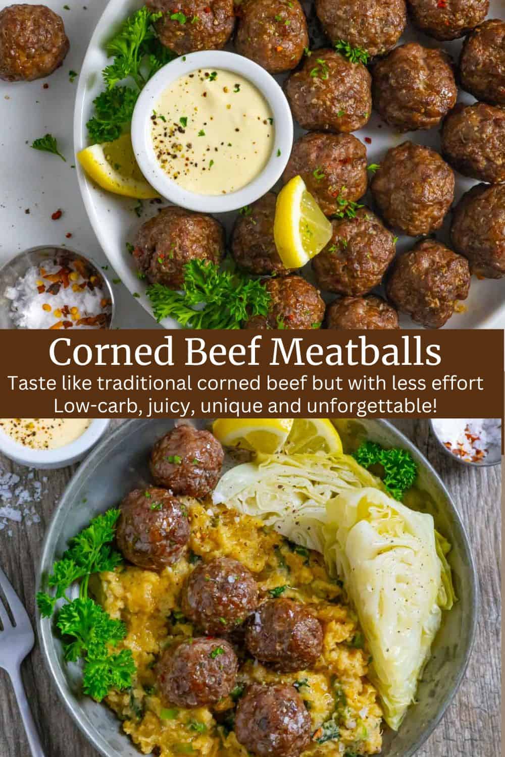 Corned Beef Meatballs (gluten-free)