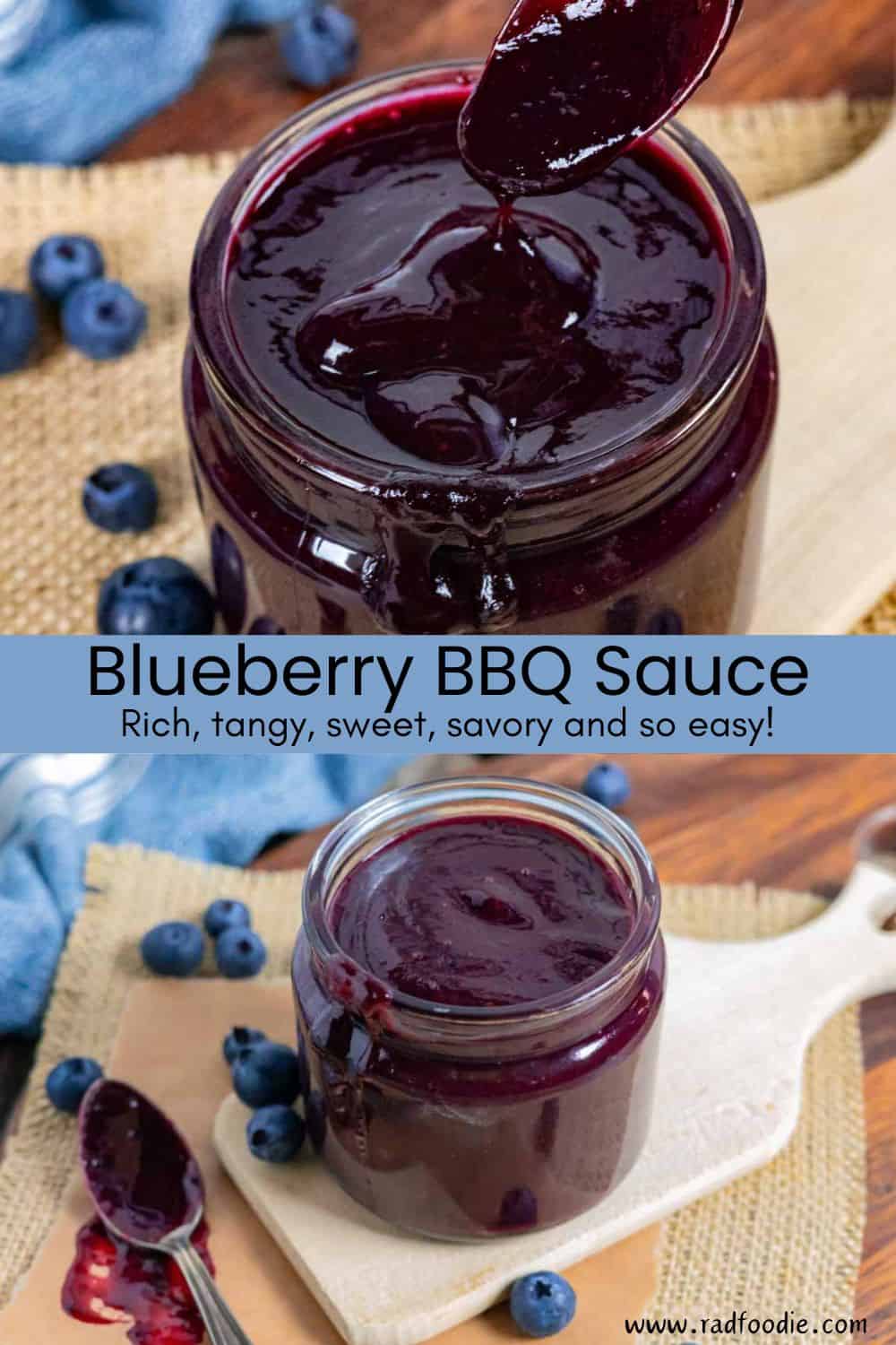 Blueberry BBQ Sauce (Sugar-free and FODMAP-friendly)