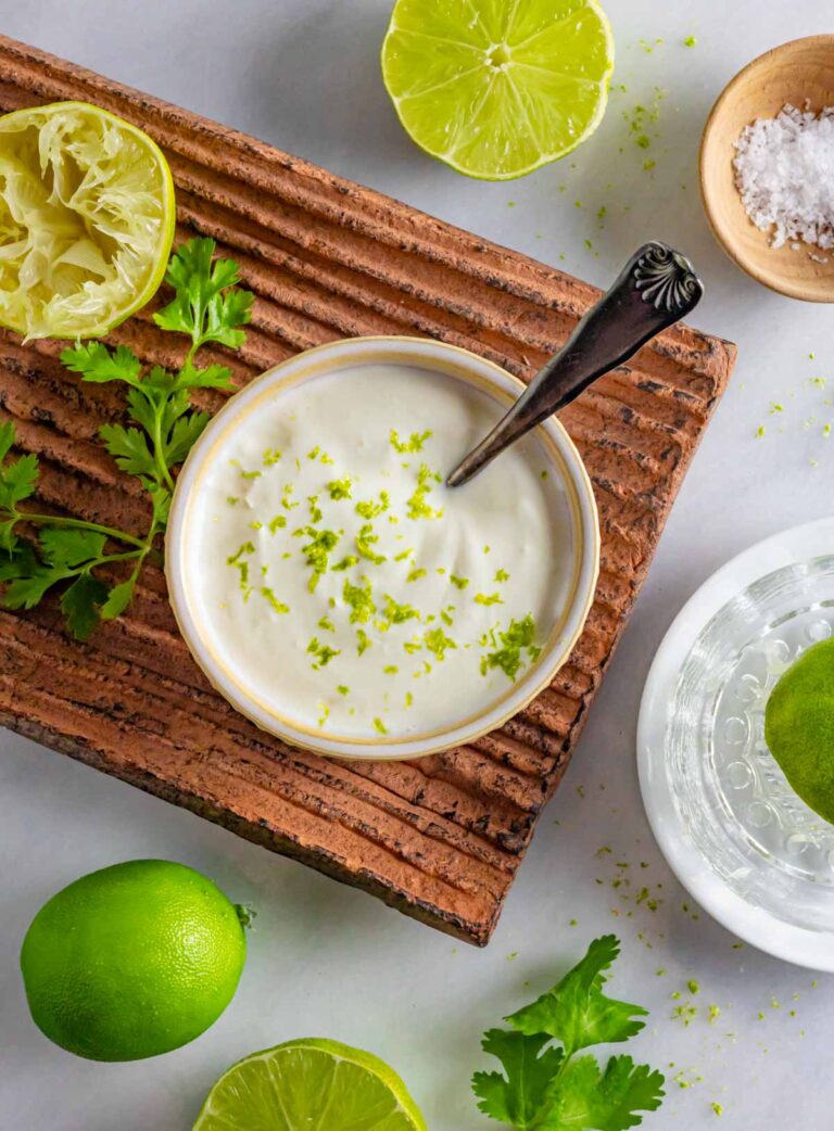 Lime Crema Recipe (for tacos and more)